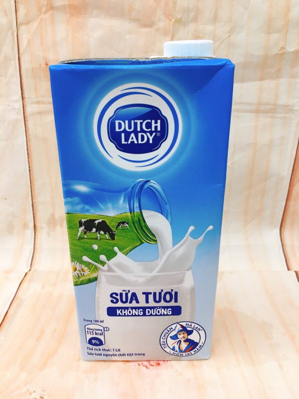 Sữa Tươi Không Đường Dutch Lady 1Lít - Siêu Thị Ngành Bánh ...