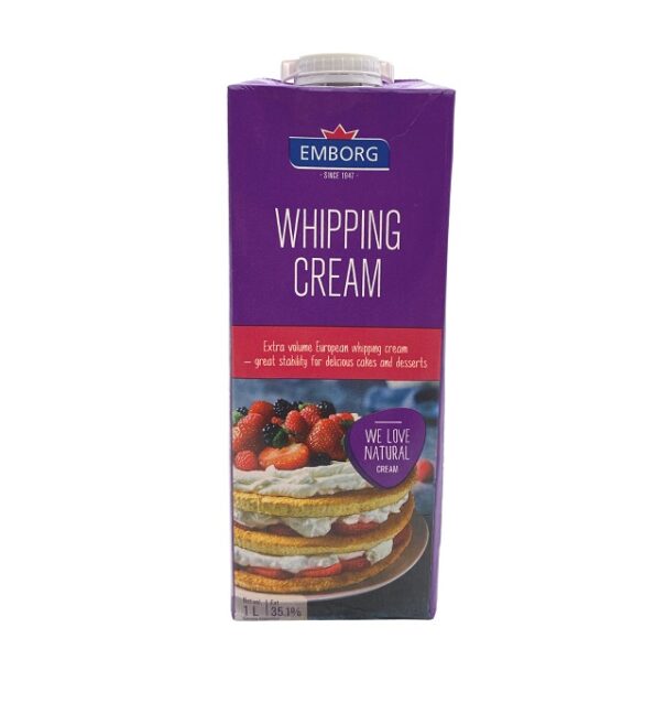 Whipping Cream Emborg (1 Lít) - Siêu Thị Ngành Bánh - dungculambanh.com.vn