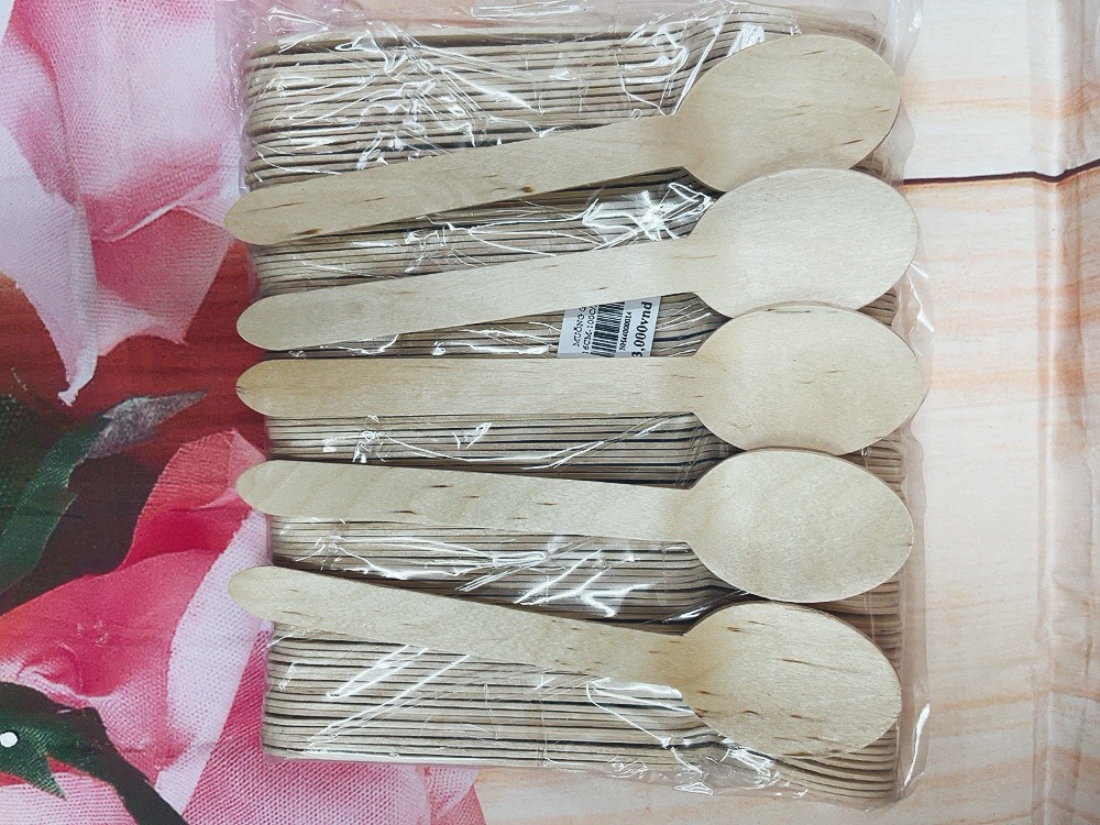 Muỗng Gỗ (50 cái) - Siêu Thị Ngành Bánh - dungculambanh.com.vn