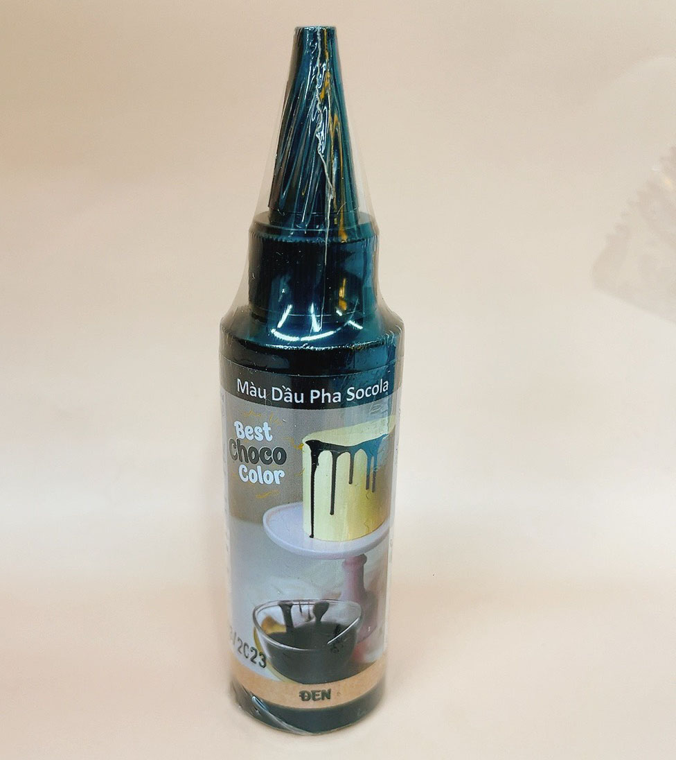 Màu Dầu Pha Socola Màu Đen 50ml - Siêu Thị Ngành Bánh - dungculambanh ...