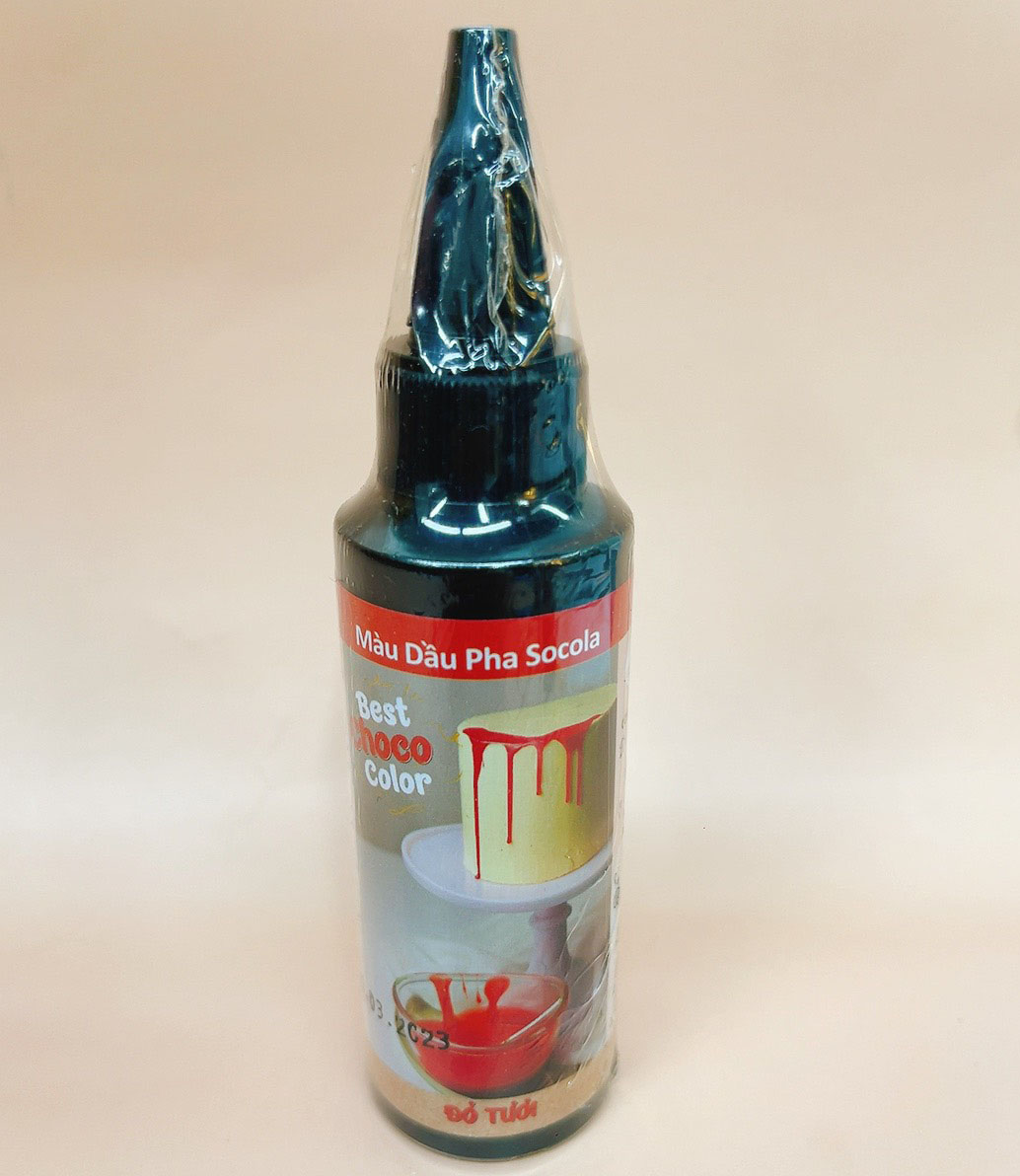 Màu Dầu Pha Socola Màu Đỏ Tươi 50ml - Siêu Thị Ngành Bánh ...