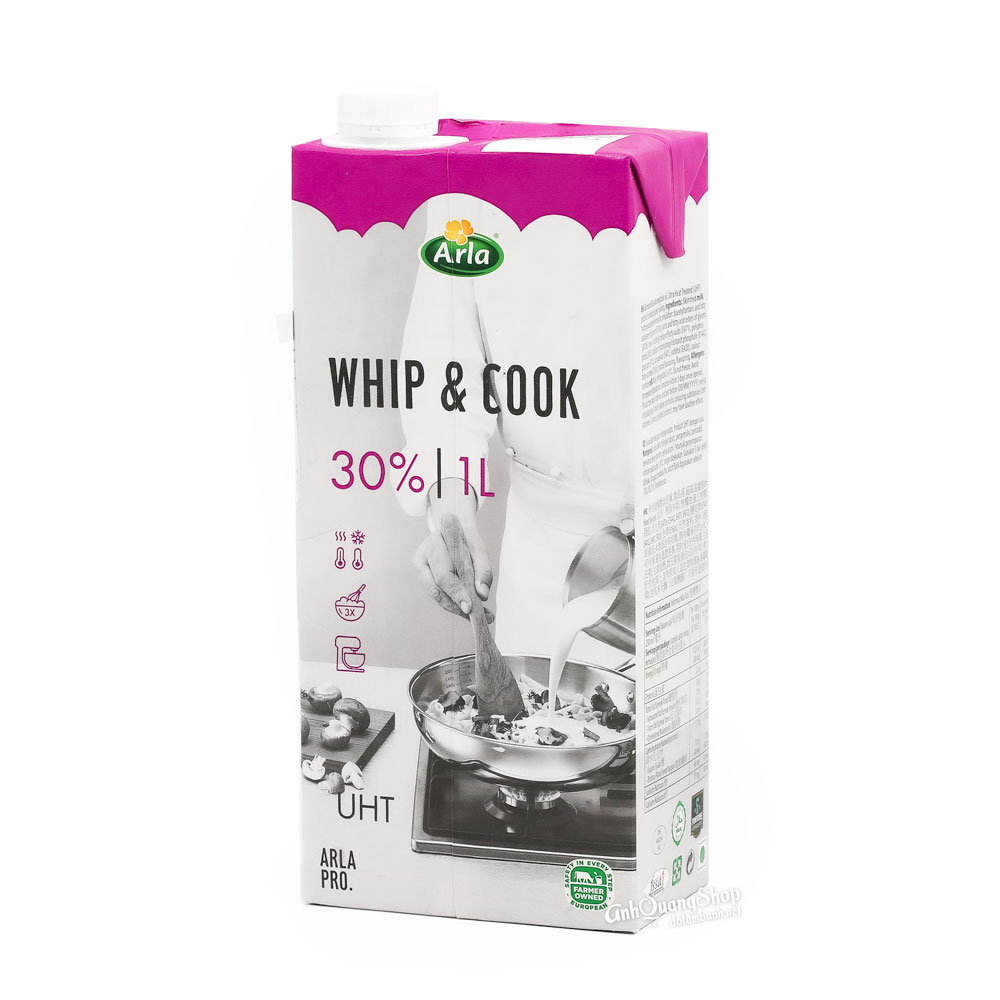 Whip & Cook Arla Pro(1Lít) - Siêu Thị Ngành Bánh - dungculambanh.com.vn